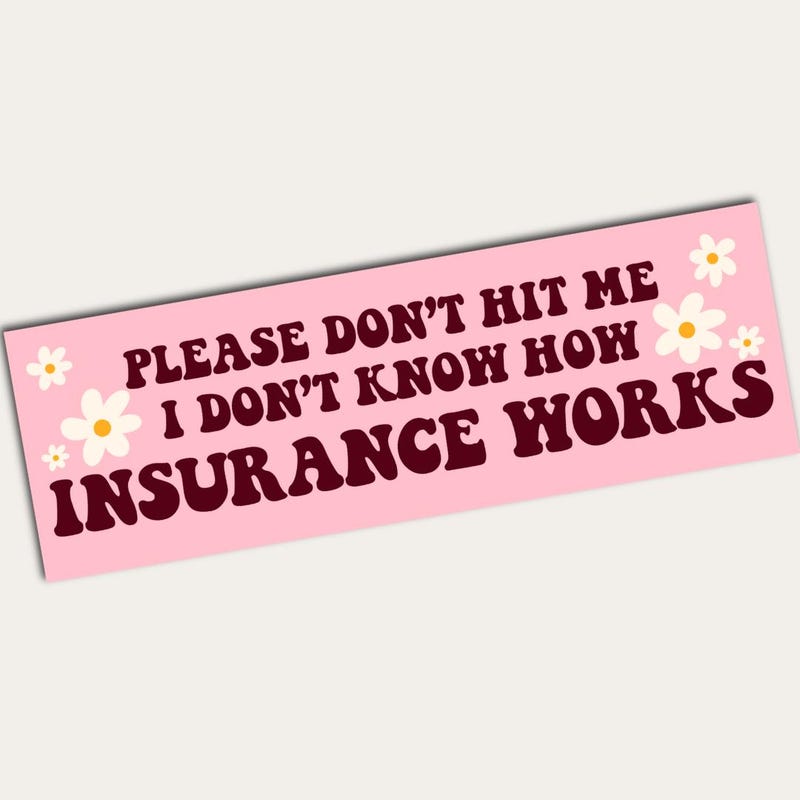 Insurance Stickers - Etsy