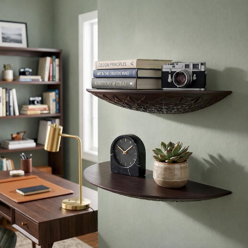 Semi Circle Shelf - Etsy