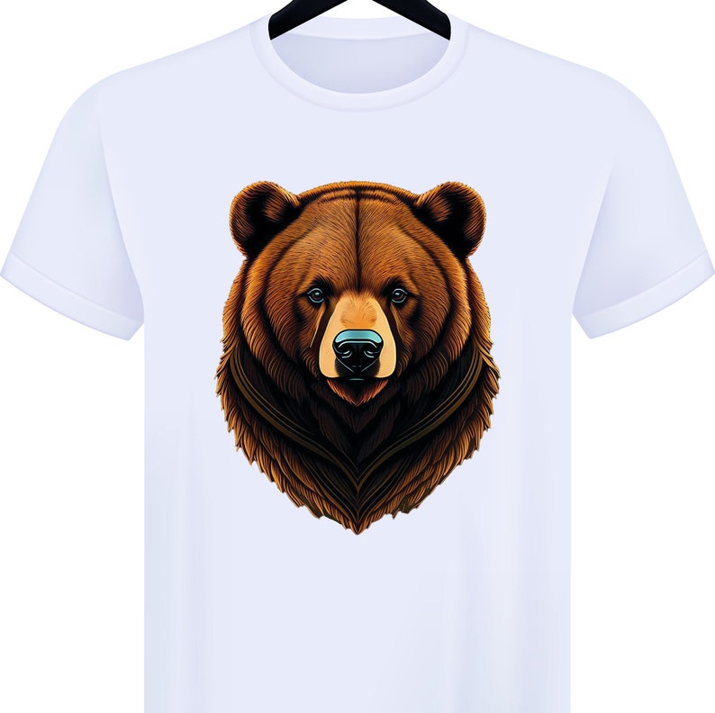 0090 Tshirt Design / Bear Tshirt / High Quality Bear Picture / Bear ...