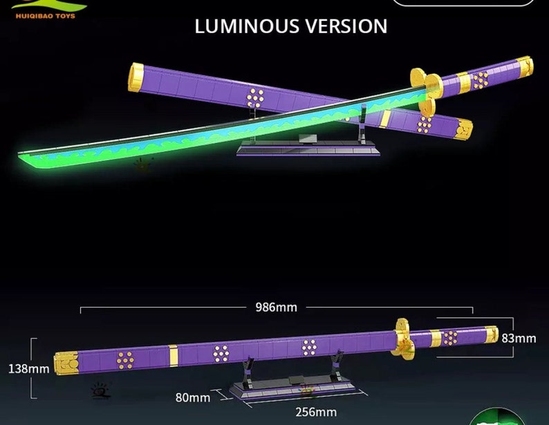 Enma Lego Compatible Sword - Etsy