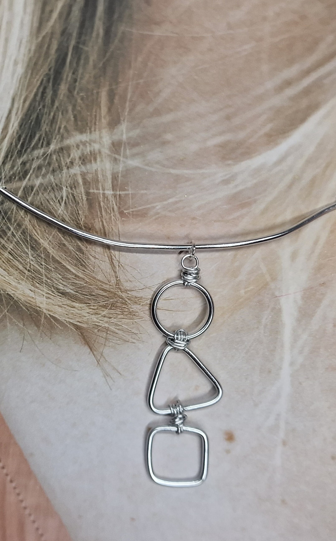 3 Symbols Inspired by squid Game Pendant Silver Jewelry Wire Squid Game ...