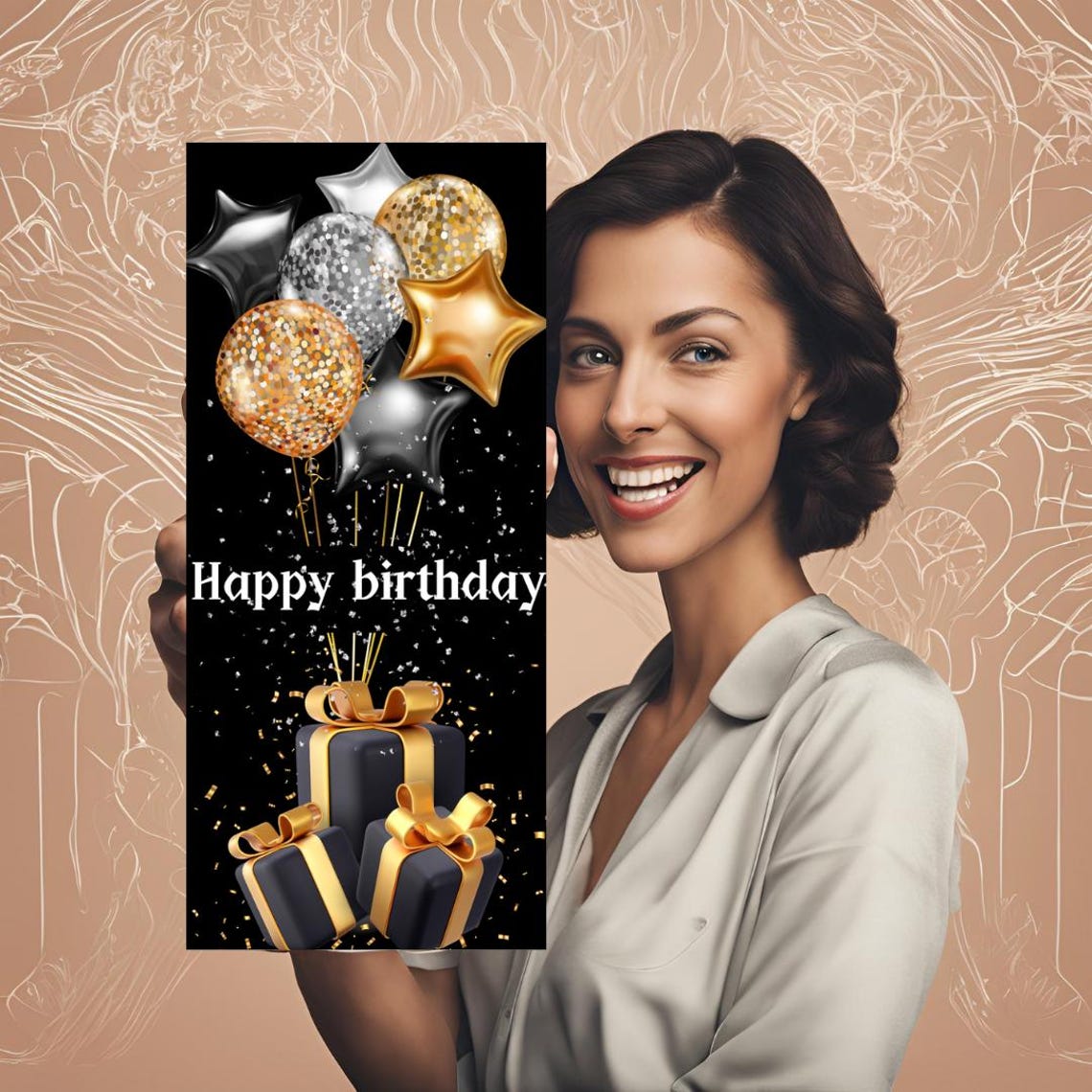 Birthday E-card Electronic Birthday Card Digital Birthday Card ...