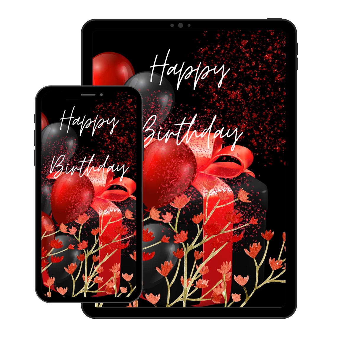 Electronic Birthday Card Birthday E-card Animated Birthday Card Digital ...