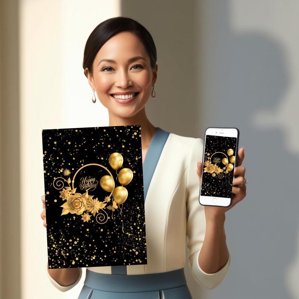 Birthday E-card Electronic Birthday Card Digital Birthday Card ...