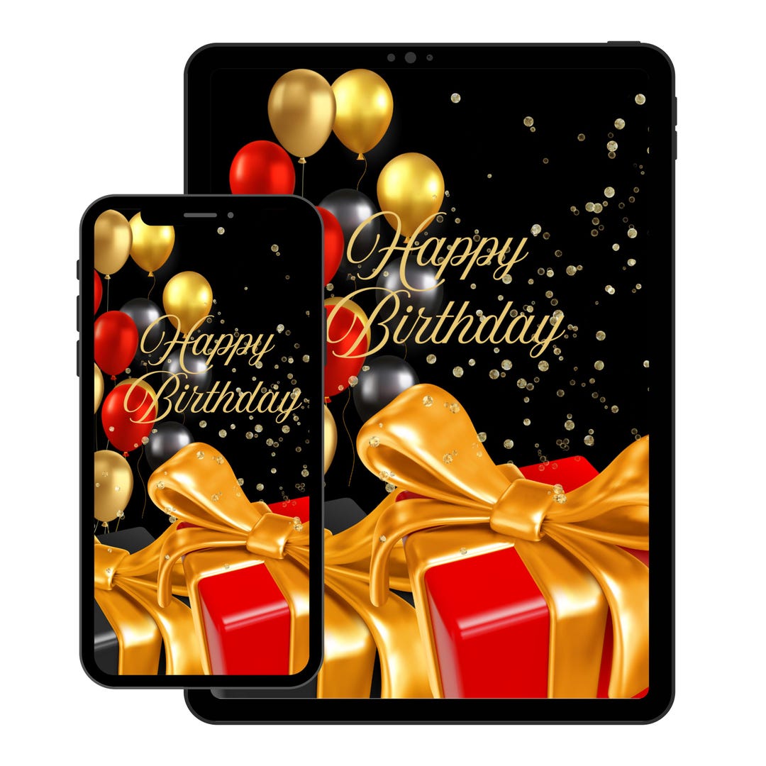 Digital Birthday Card Happy Birthday Card Electronic Birthday Card ...