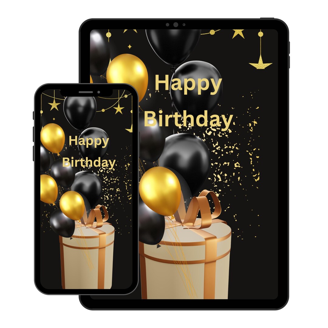 Birthday E-card Electronic Birthday Card Digital Birthday Card ...