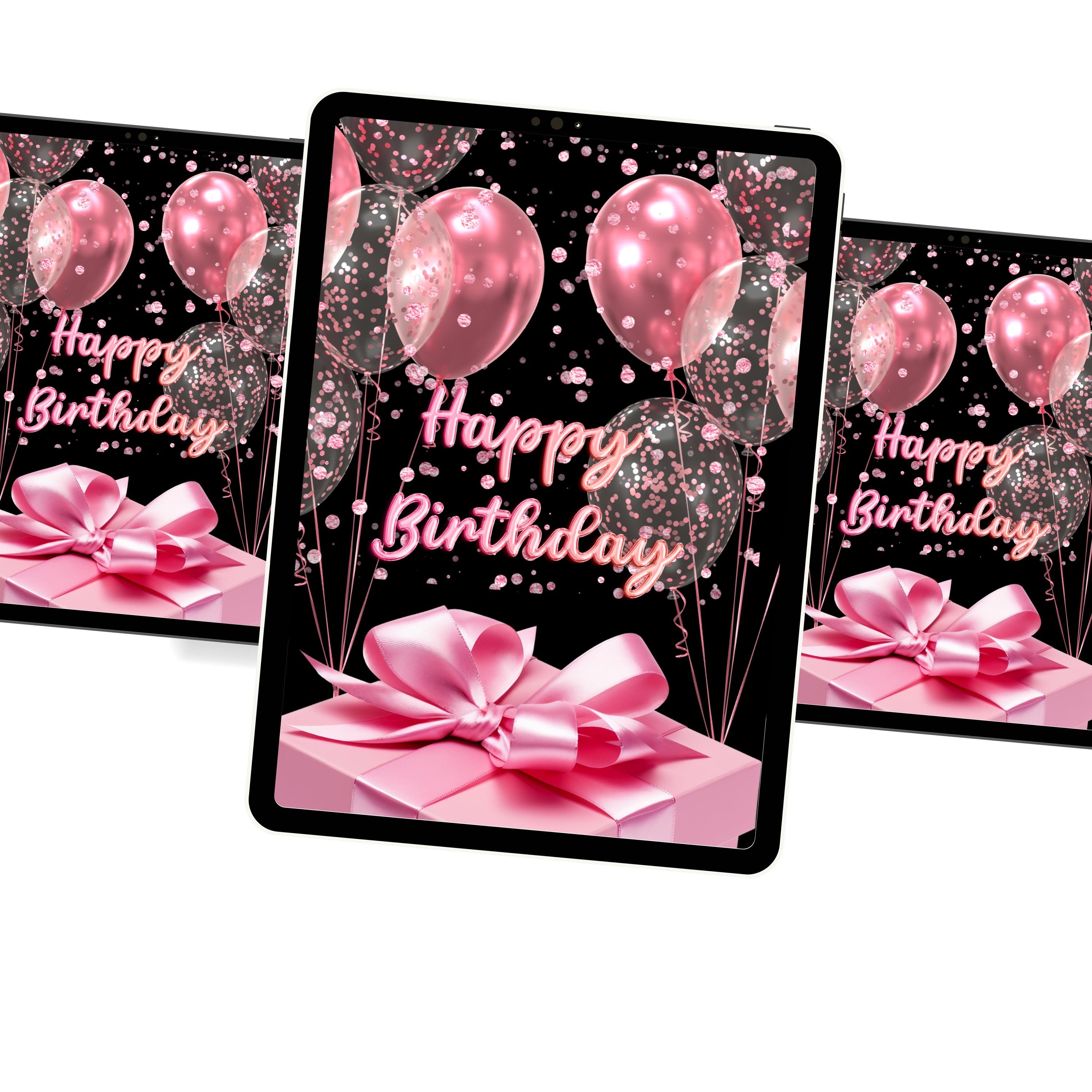 Birthday E-card Electronic Birthday Card Digital Birthday Card ...