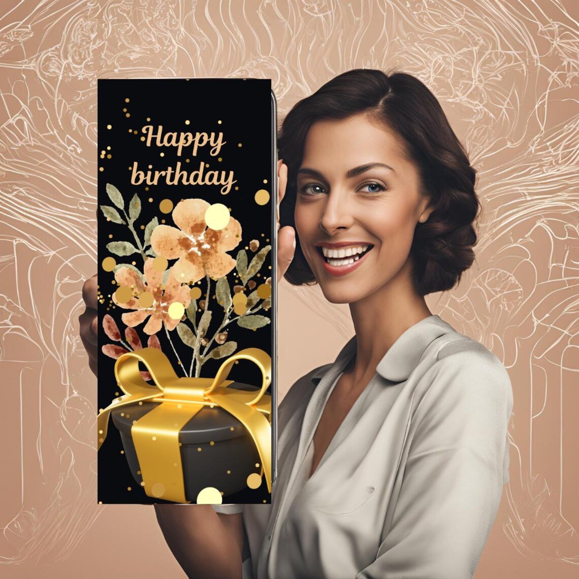 Birthday E-card Electronic Birthday Card Digital Birthday Card ...