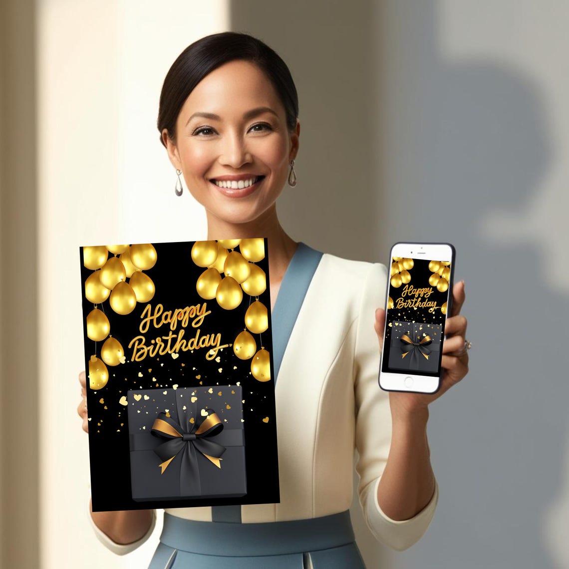 Digital Birthday Card Happy Birthday Card Electronic Birthday Card ...