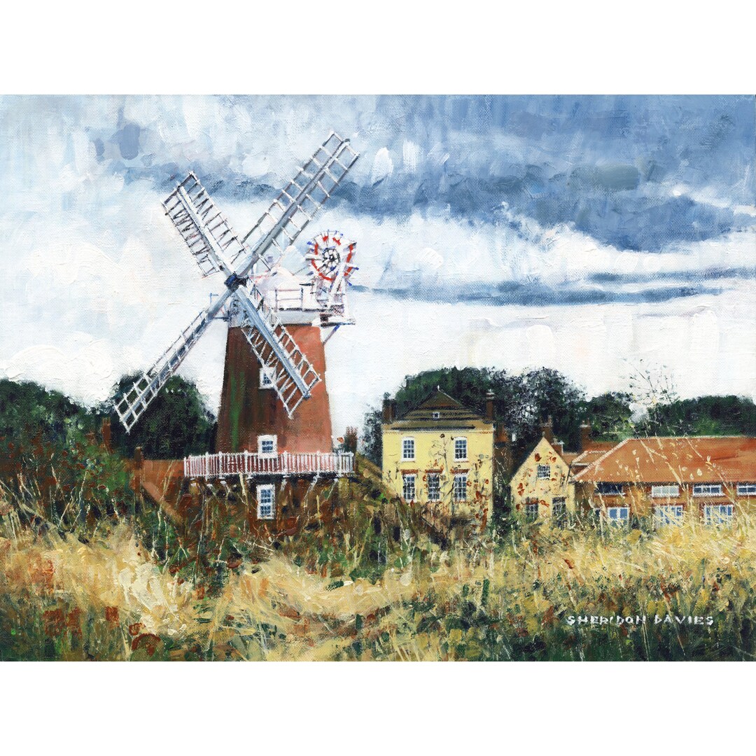 CLEY NEXT THE Sea Art Print, Cley Art, 'cley Windmill From Coastal Walk ...