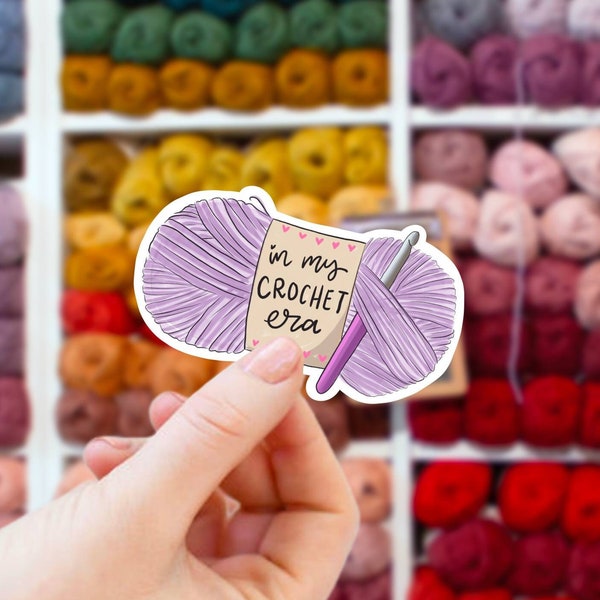 Crochet Hook Decal - Etsy