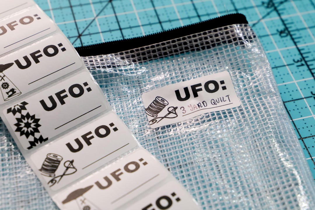 Quilt UFO Project Labels: Quilting Stickers - Etsy