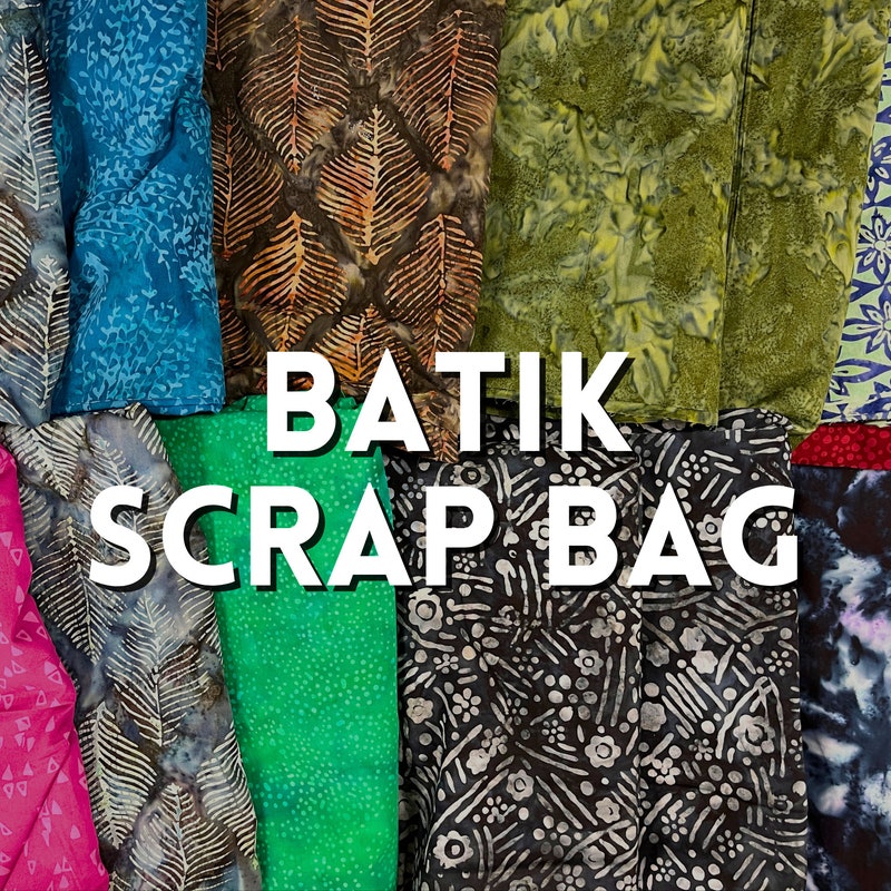 Fabric Scrap Bag - Etsy