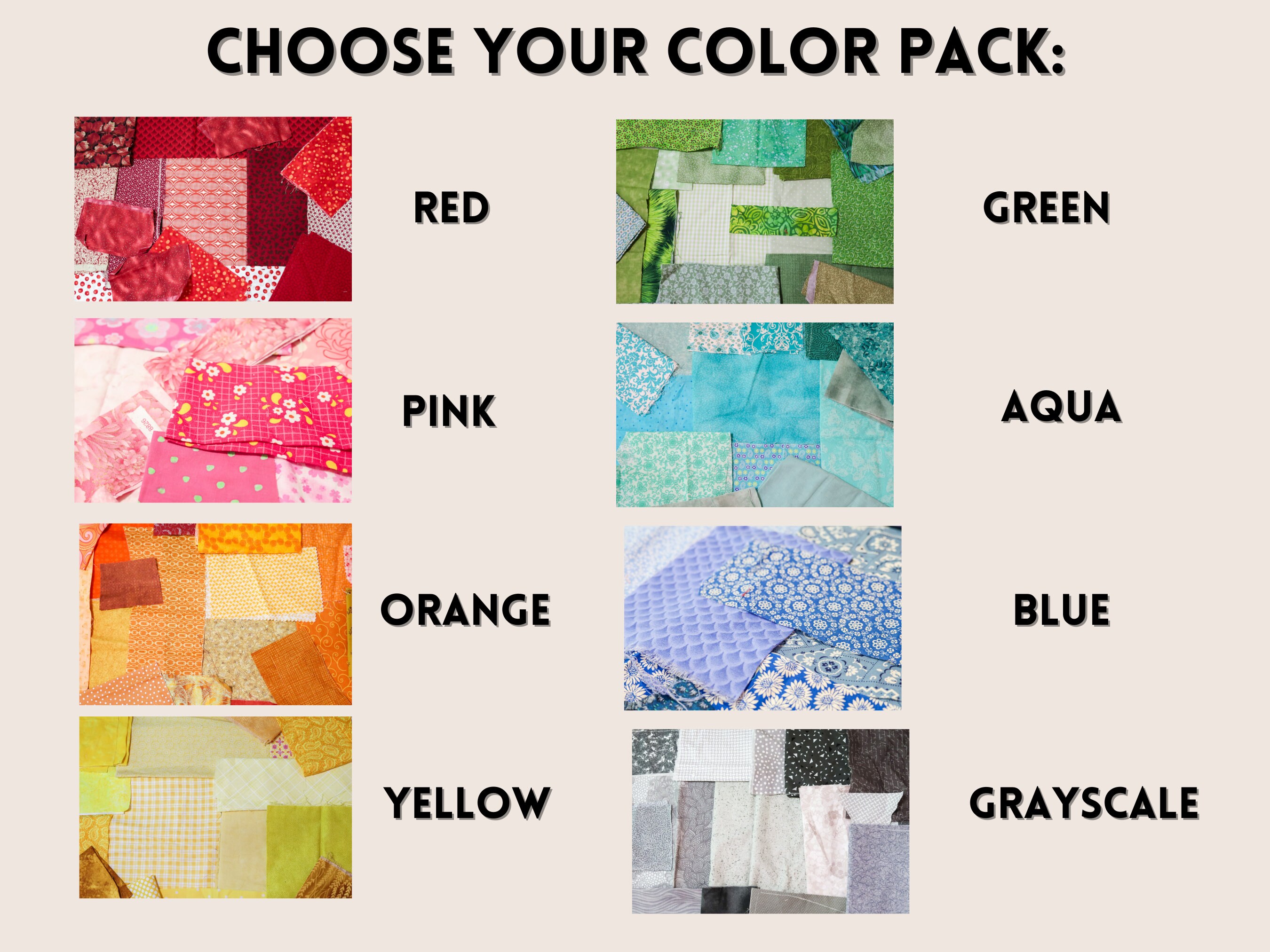 Red Scrap Fabric Bundle for Quilting Cotton Scrap Fabric Strips, Quilt ...