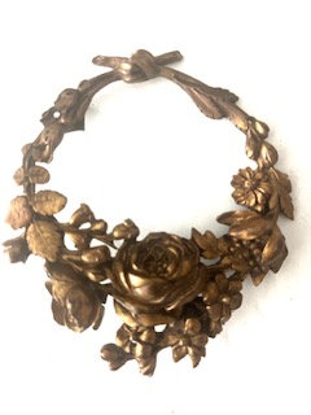 Vintage Ornate Pediment, Antique Pediments, Home Decor Architectural ...