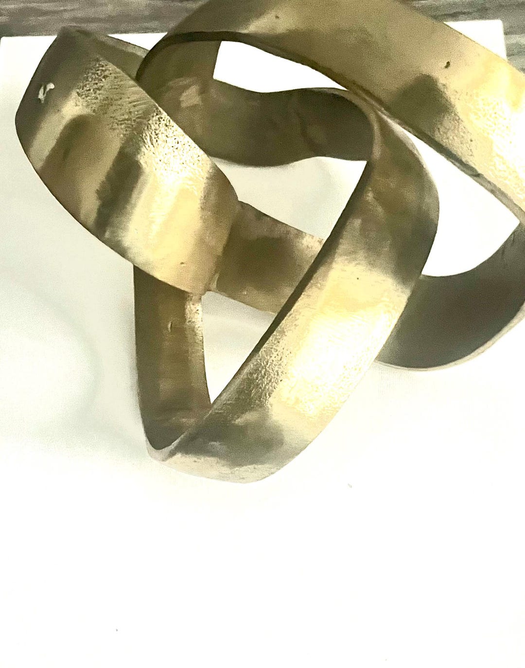 Classic Interlocking Geometric Knot Sculpture - Etsy