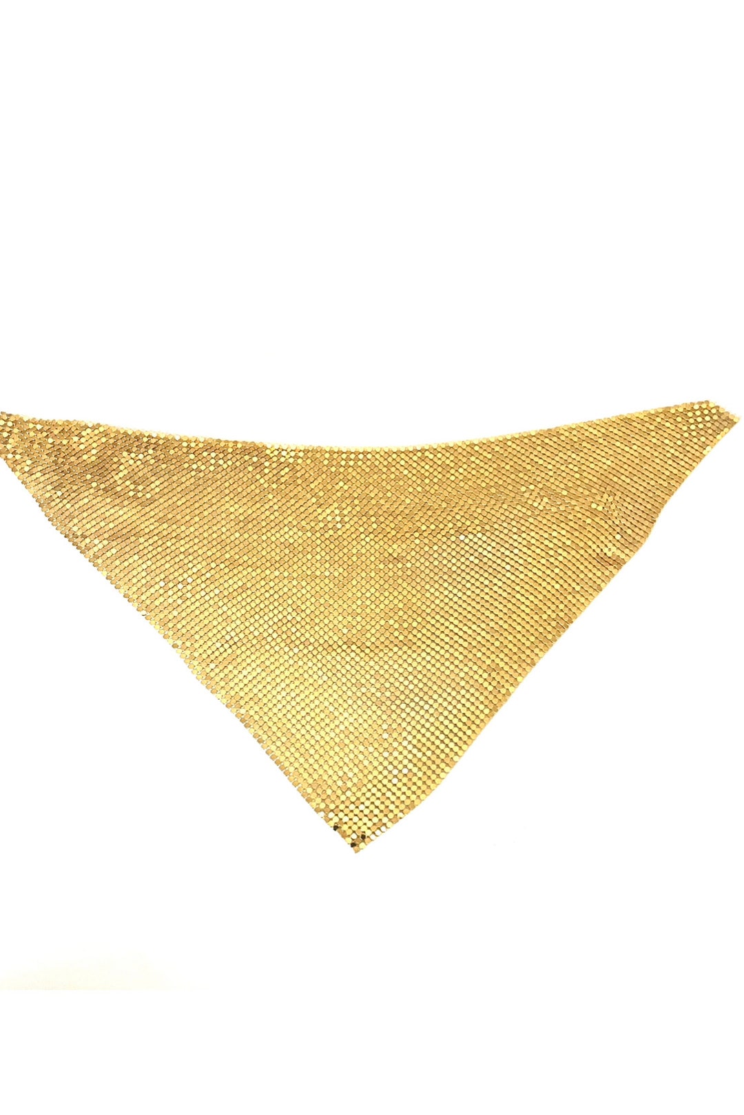 Vintage Mesh Bib , Metal Bib , Metal Collar , Gold Collar , - Etsy
