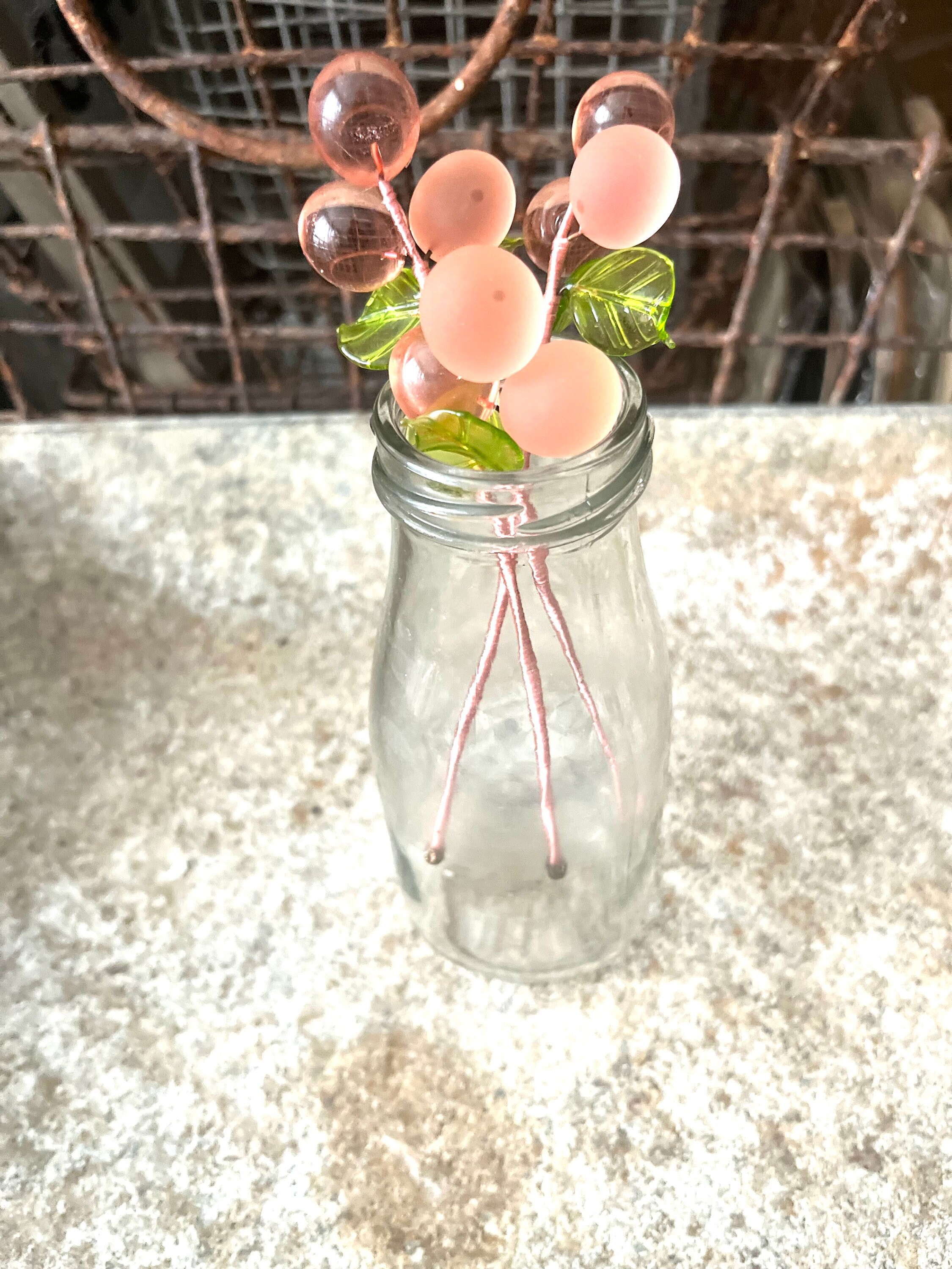 Mid Century Hand Blown Glass Flowers Cluster Flowers Glass - Etsy