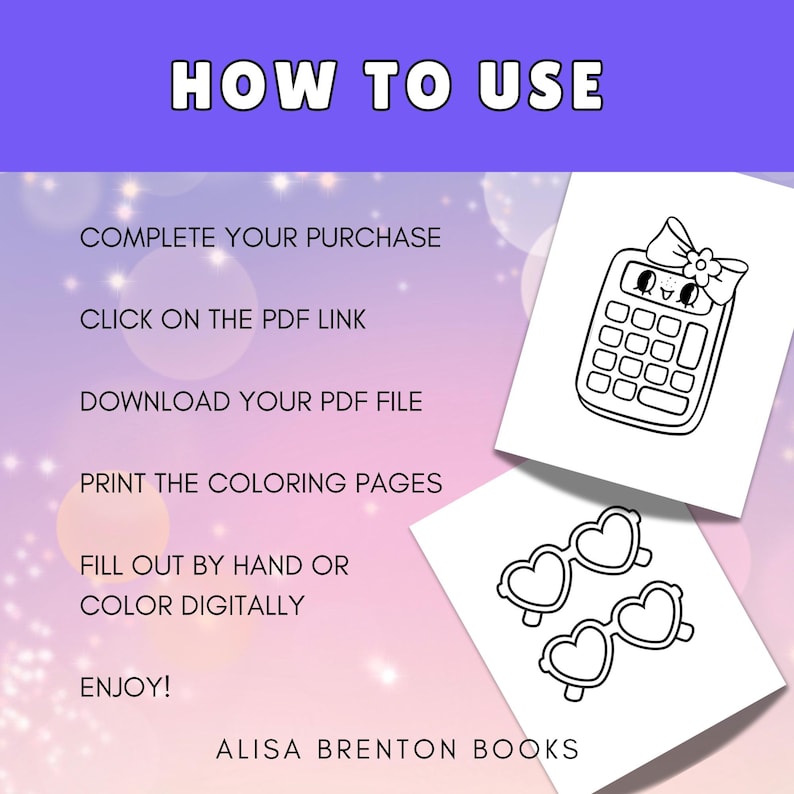 ASMR Coloring Pages 10 Coloring Sheets Fun ASMR Related Designs Bold ...