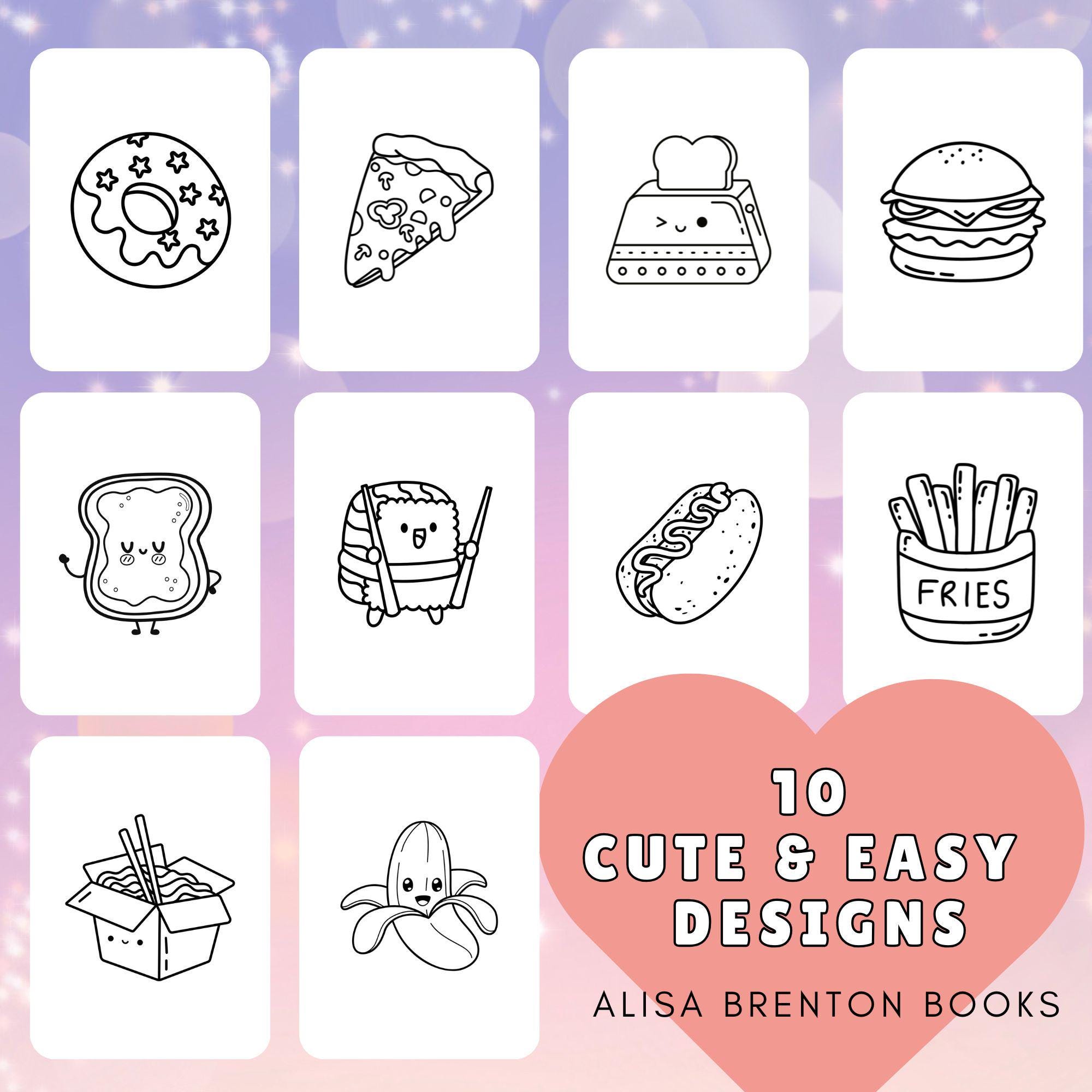 Snack Time Coloring Pages: 10 Fun & Simple Food Designs (PDF Download ...