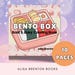 Bento Box Coloring Pages | 10 Coloring Sheets | Japanese Food Coloring ...
