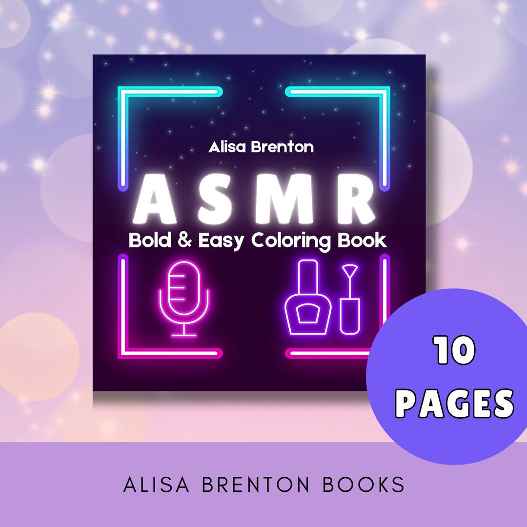 ASMR Coloring Pages | 10 Coloring Sheets | Fun ASMR Related Designs ...