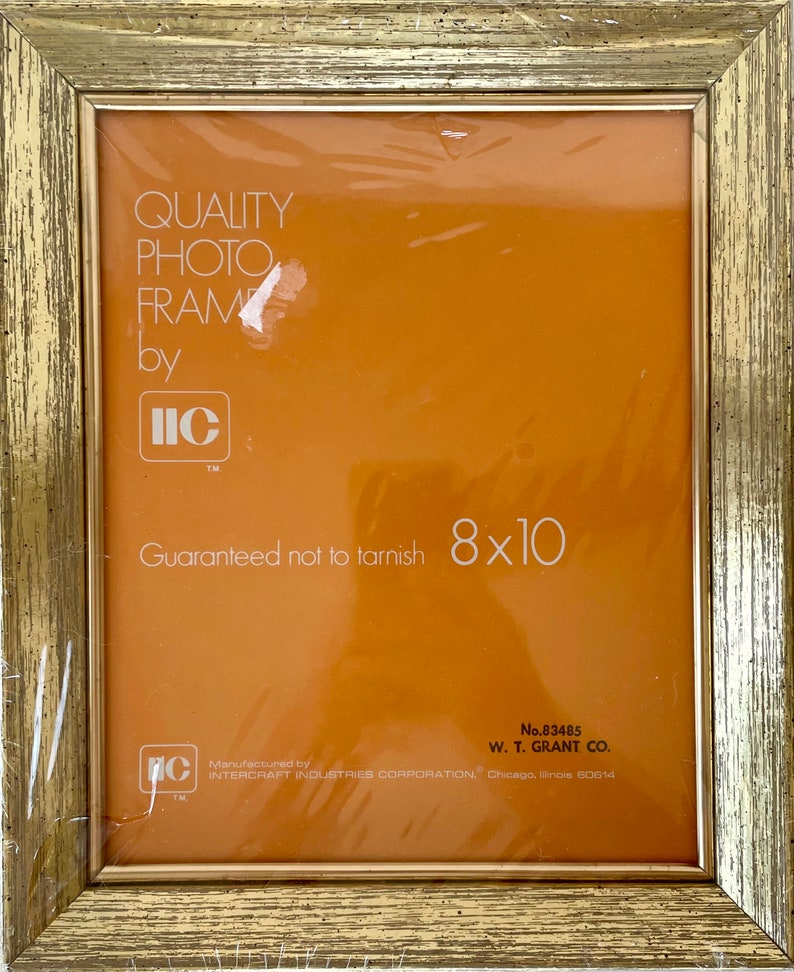 Vintage Mid Century Modern Gold Painted Metal Frame Intercraft ...