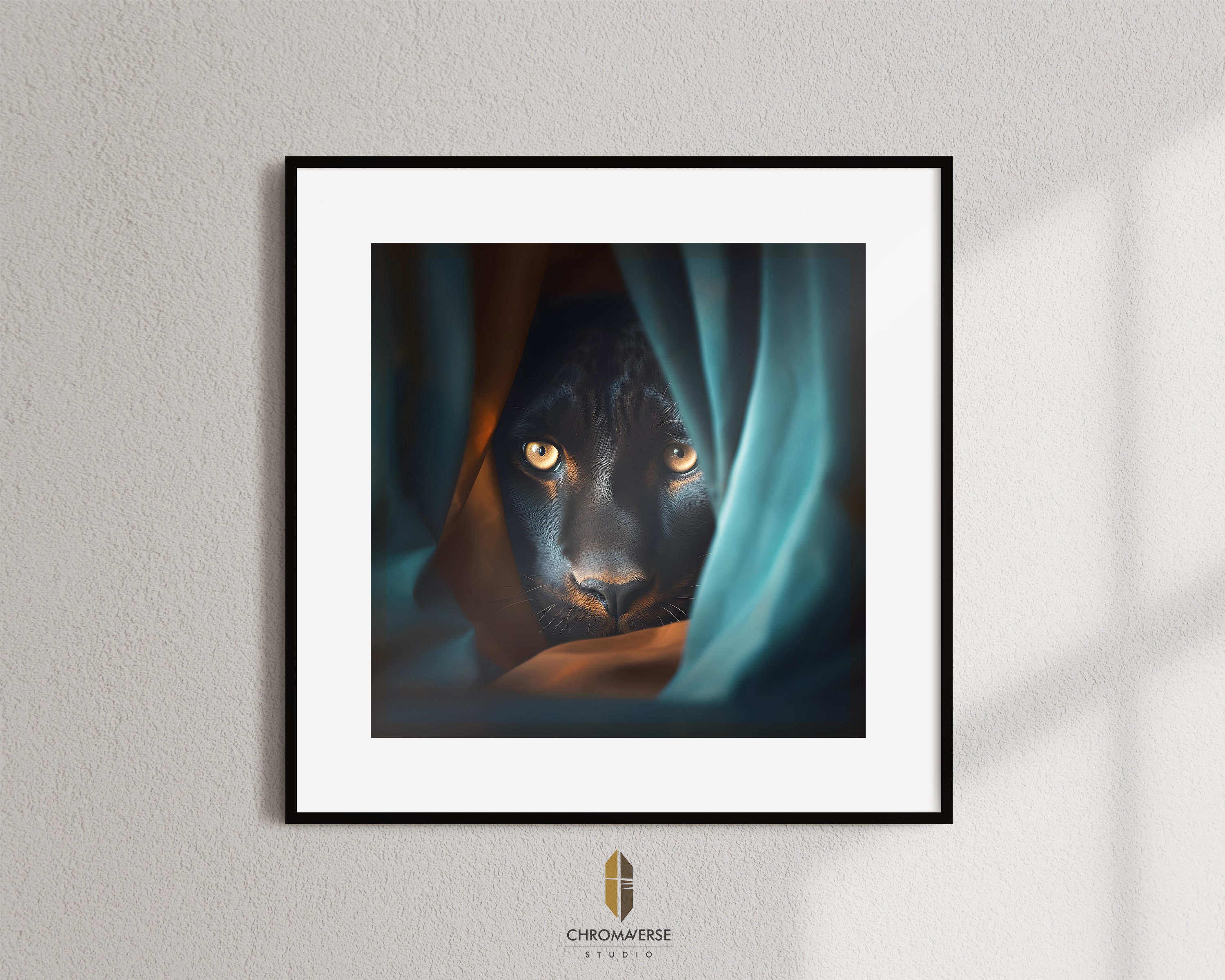 Set of 3: Digital Download Wall Art Prints of a Panther, Stag and Zebra ...