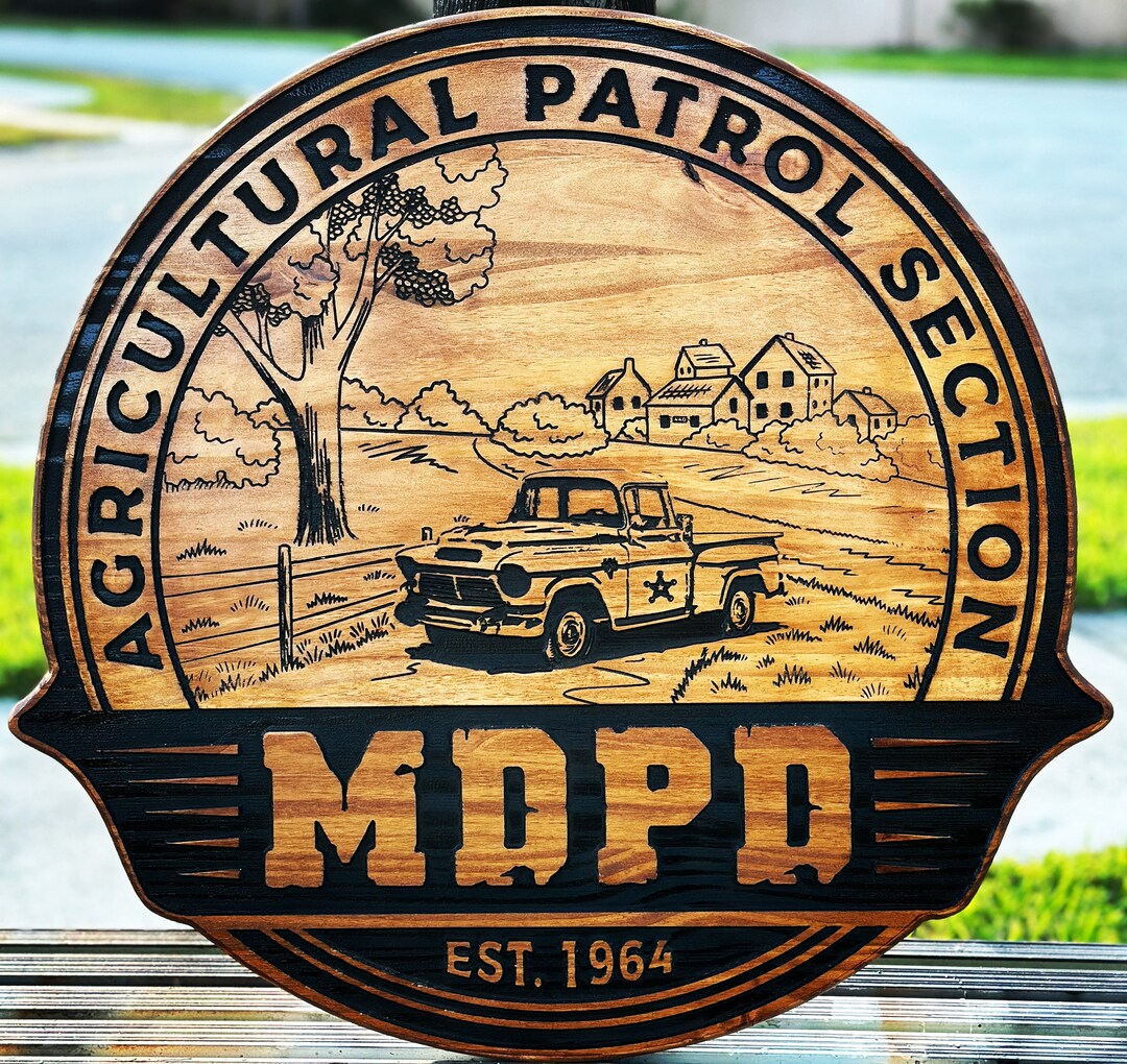 Custom Engraved Wood Sign Police, Military, Sports, Fire or Anything ...