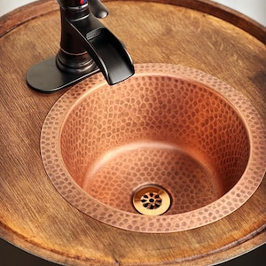 Bourbon Whiskey Barrel Bar Sink With Custom Logo, Custom Finish and ...