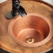 Bourbon Whiskey Barrel Bar Sink With Custom Logo, Custom Finish and ...