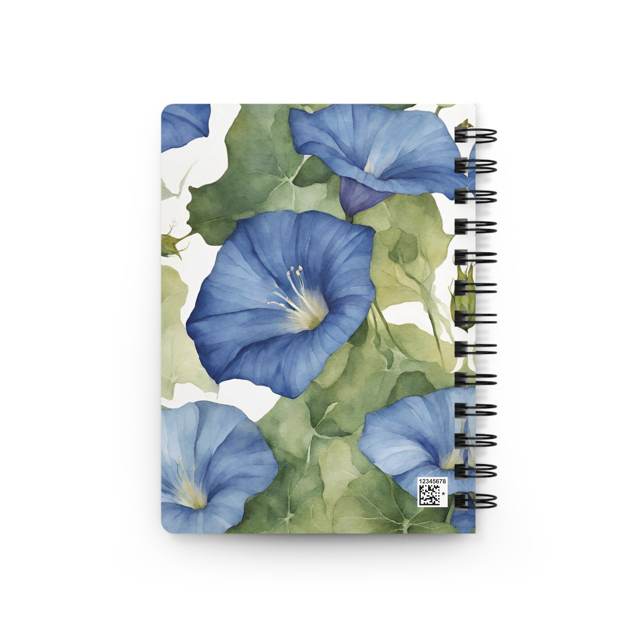 Morning Glory Spiral Bound Lined Journal, Birth Flower Notebook, Ideal ...