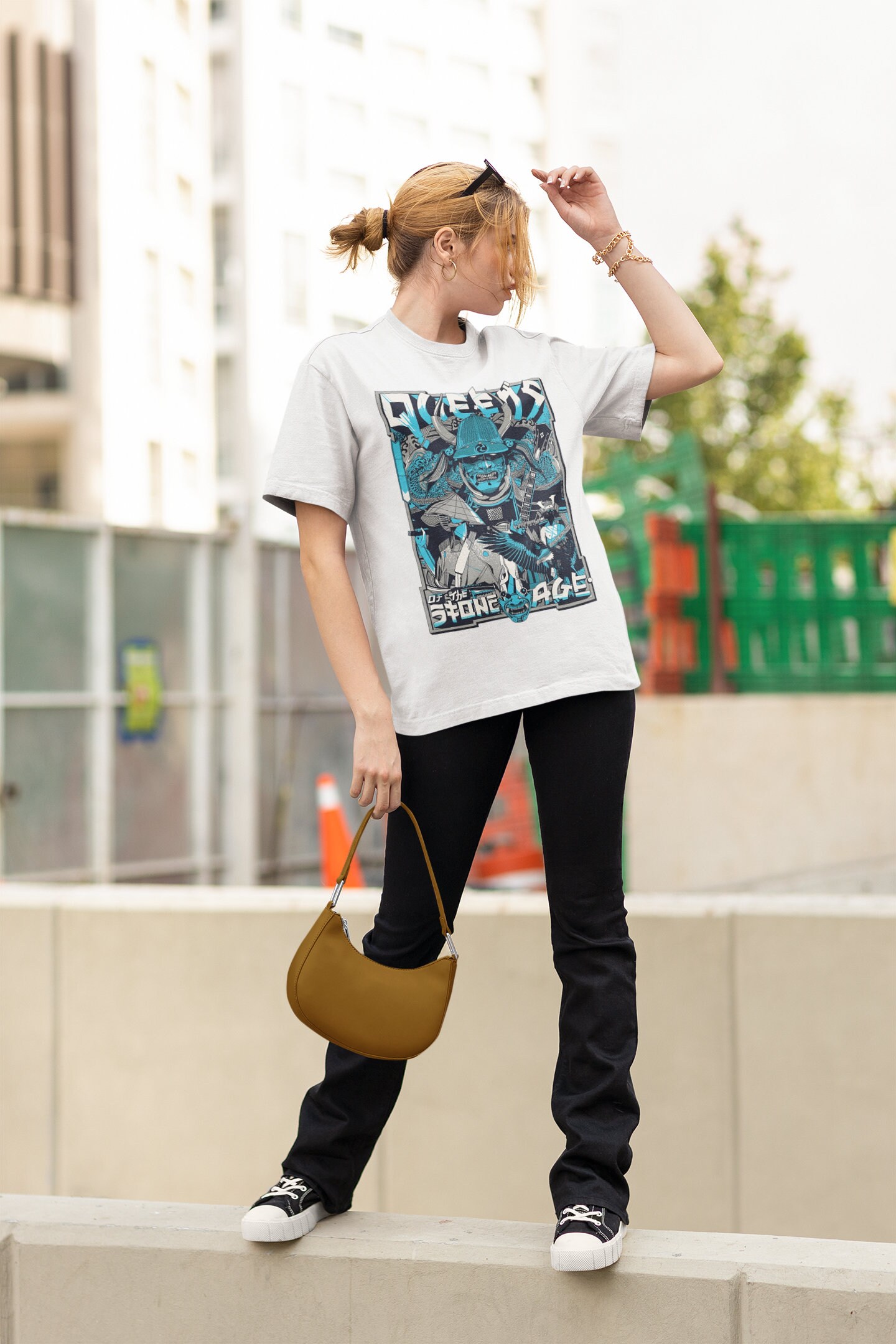 QOTSA T-Shirt, Camiseta Queens Of The Stone Age QOTSA Rock Band The End ...