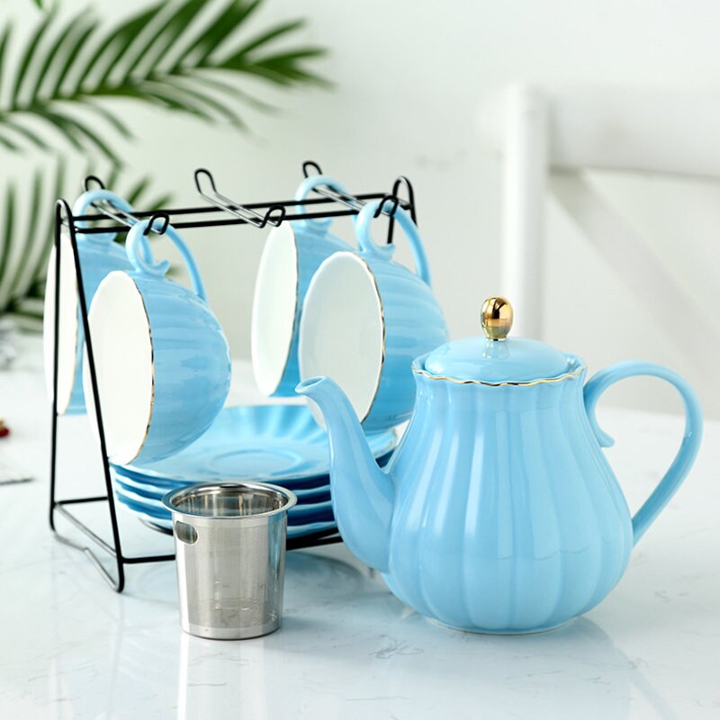 High-end Ceramic Coffee Setwater Setceramic Coffee Cup and - Etsy