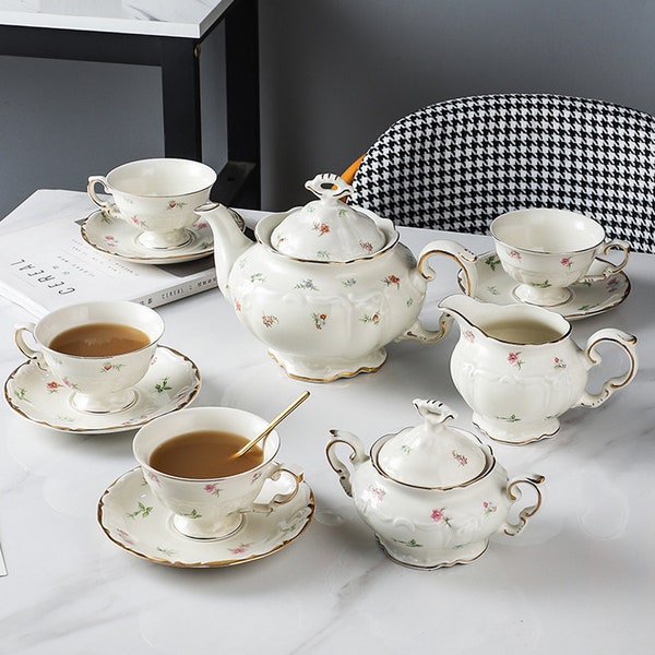 Antique Tea Set - Etsy