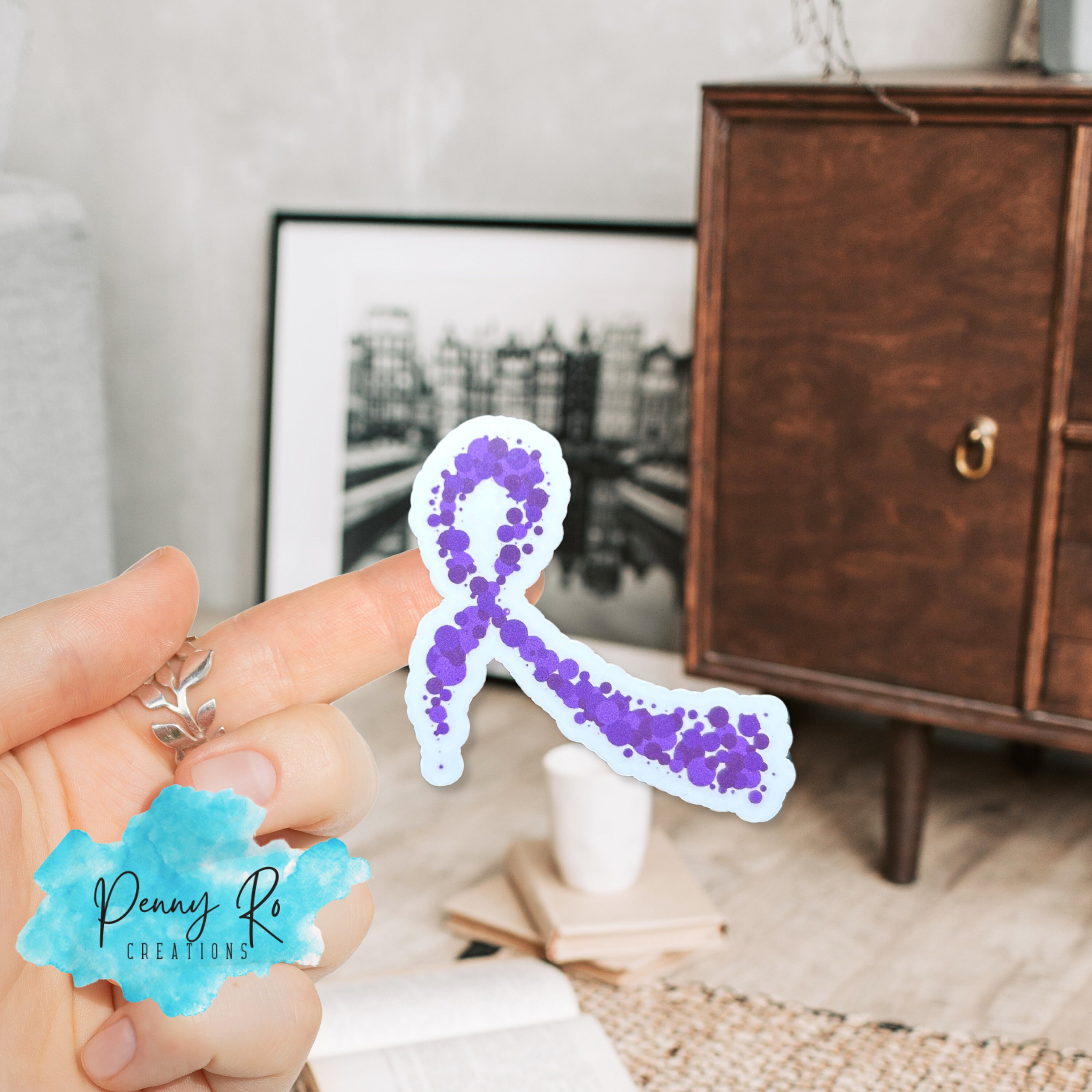 Alzheimer's Awareness Stickers Set of 10 ALZ, Alzheimer's Caregiver ...