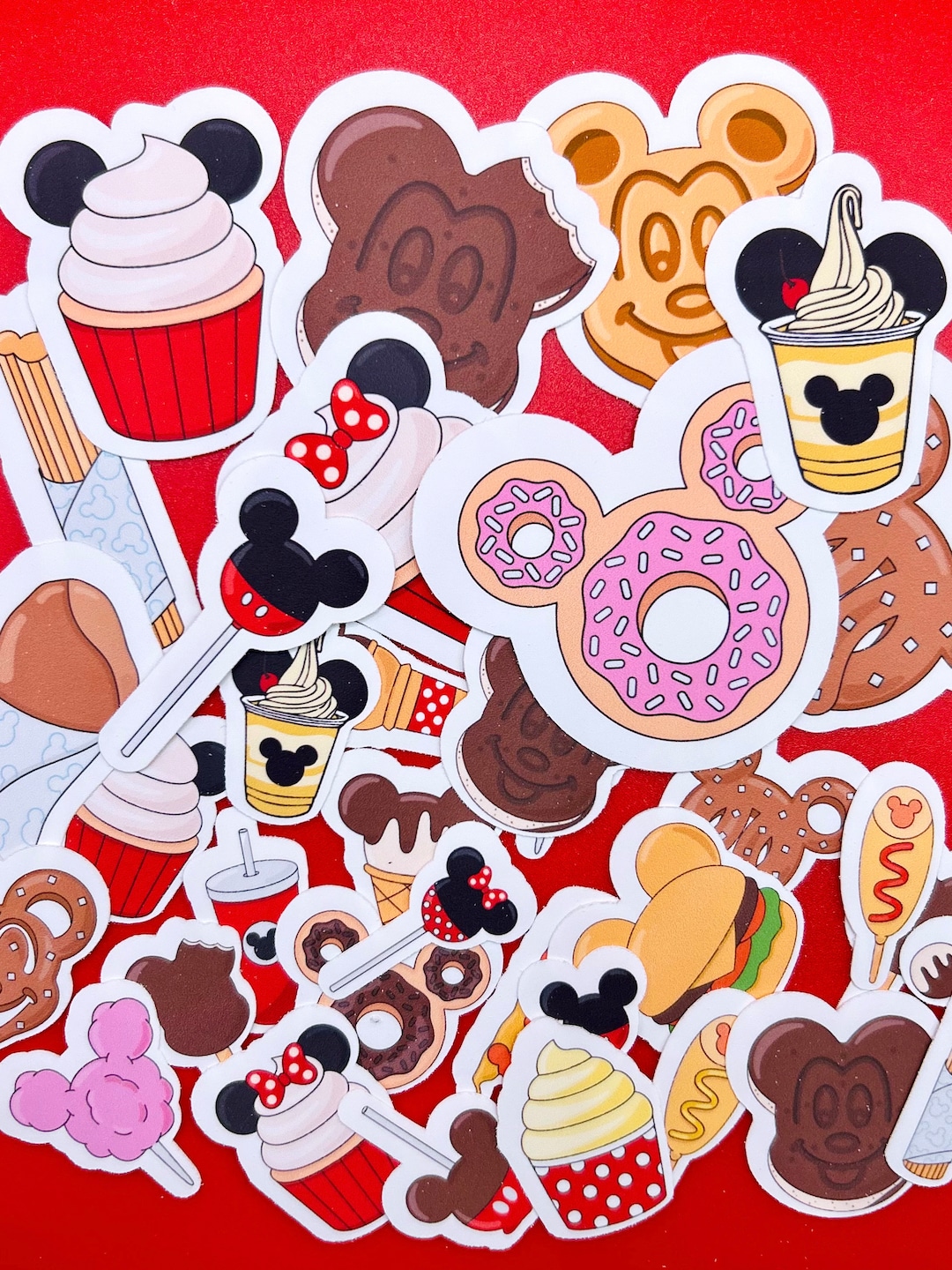 Magical Snacks Stickers - Set of 40 Park Inspired Food Stickers - Etsy