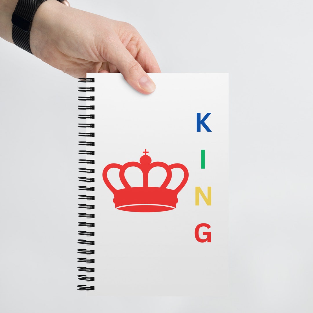 King Spiral Notebook - Etsy