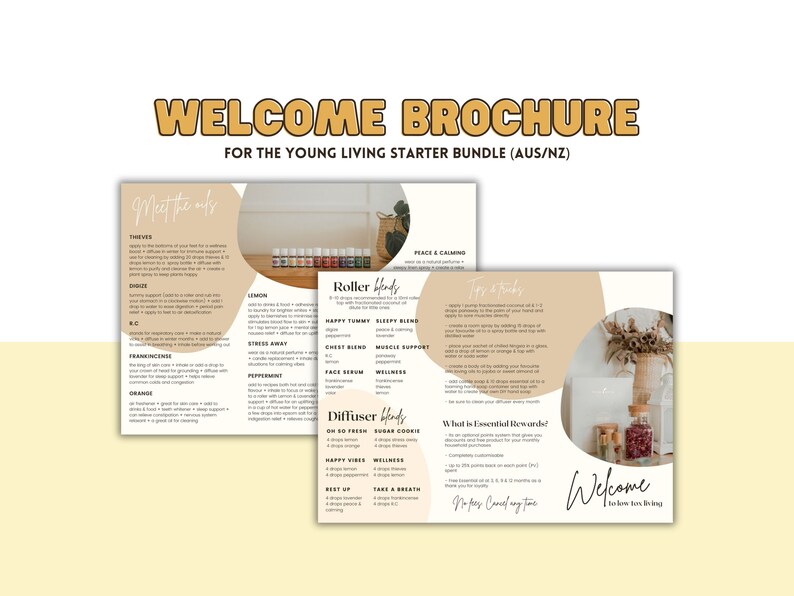 Welcome (starter Bundle) AUS/NZ Brochure - Digital Download - Etsy