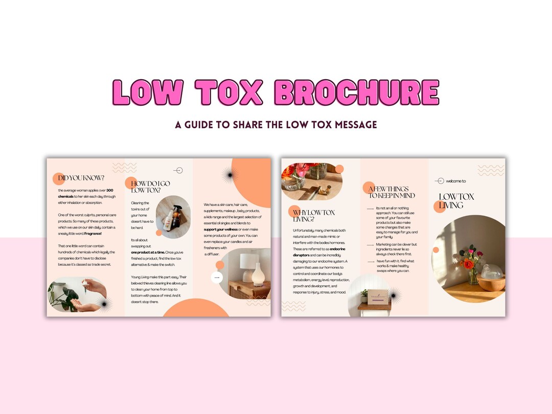 Low Tox Brochure - Digital Download - Etsy