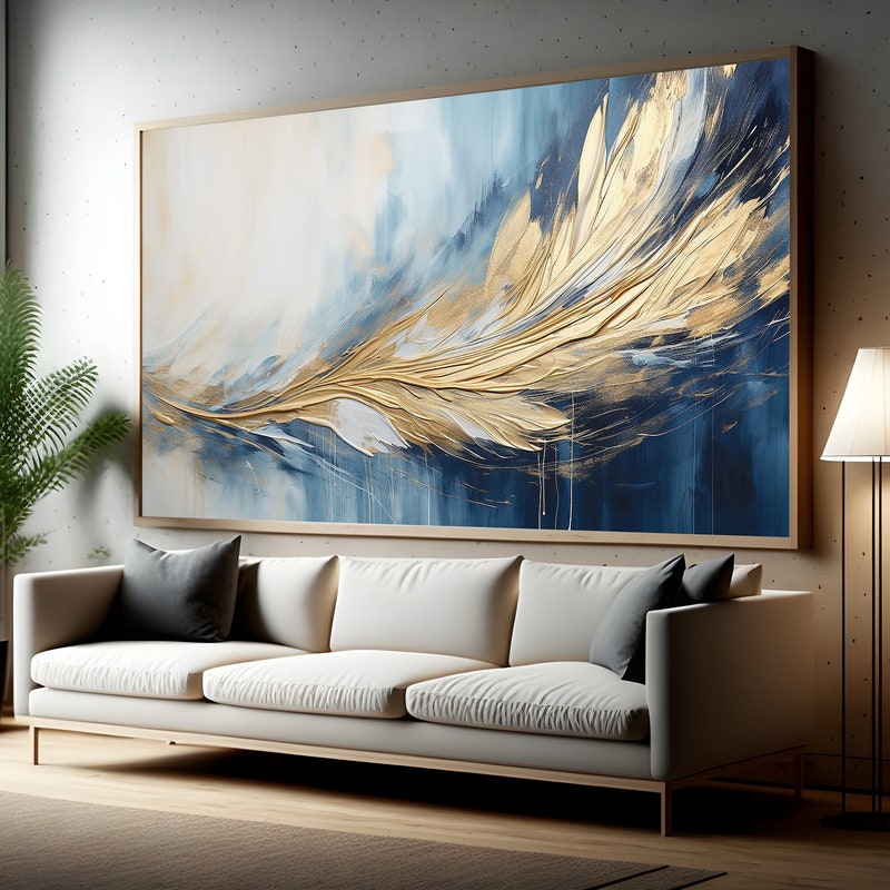 Large Feather Art - Etsy