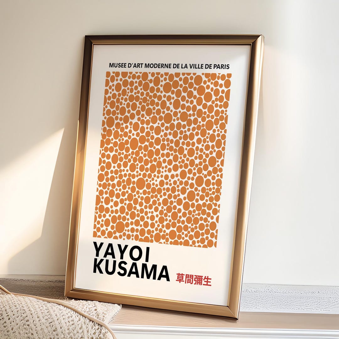 Yayoi Kusama Poster No:2, Kusama Art Print, Kusama Wall Art, Japanese ...