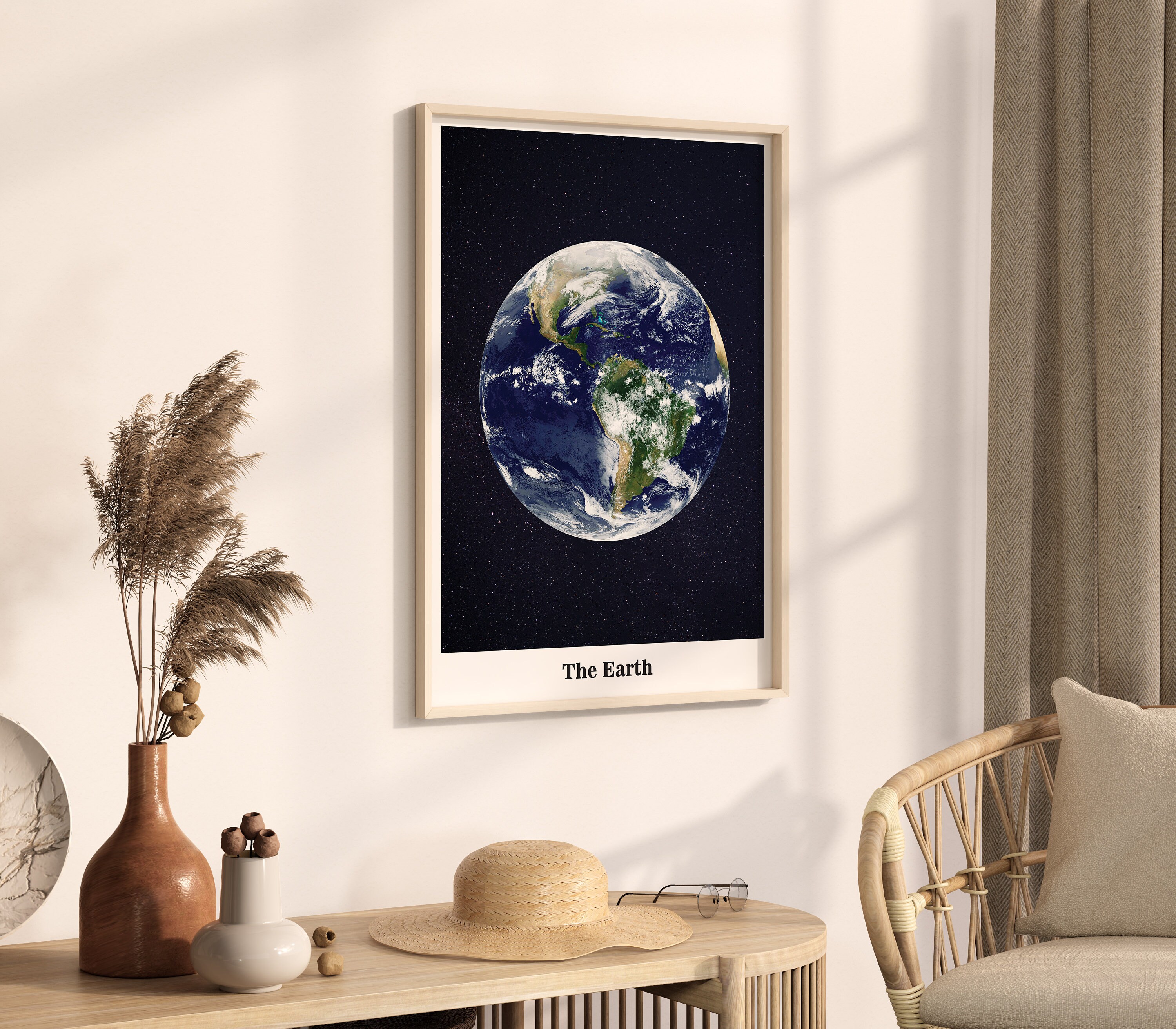 Earth Print, Earth Poster, Earth Photo, Nasa Poster, Nasa Photo, Earth ...