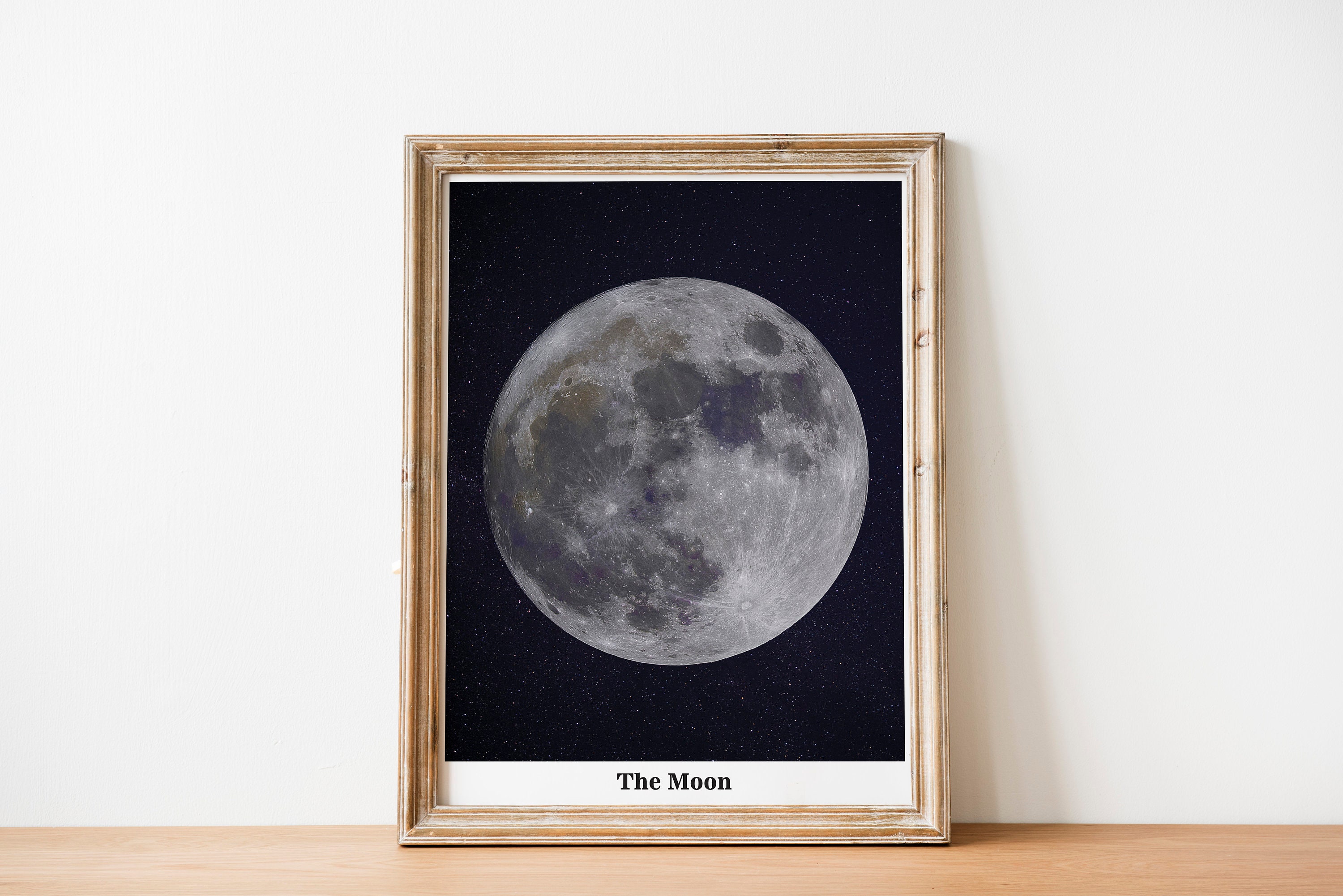 Full Moon Print, Moon Poster, Moon Photo, Nasa Poster, Nasa Photo, Moon ...