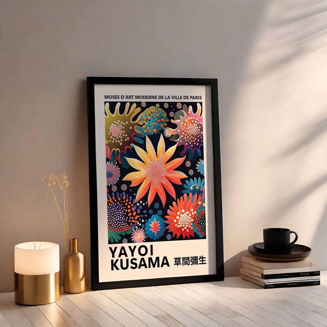 Yayoi Kusama Poster No:7, Yayoi Kusama Print, Japanese Art Print ...