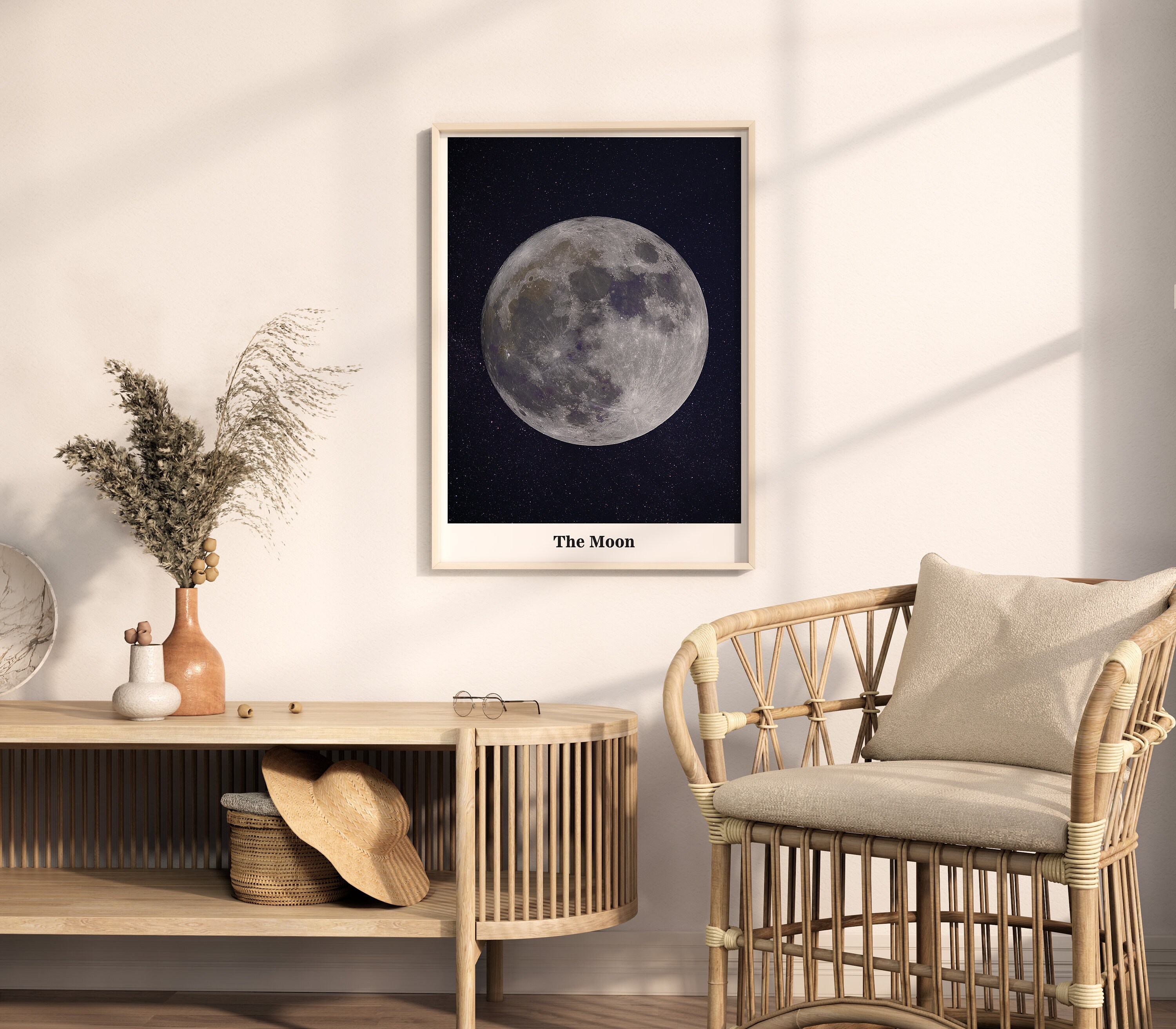 Full Moon Print, Moon Poster, Moon Photo, Nasa Poster, Nasa Photo, Moon ...