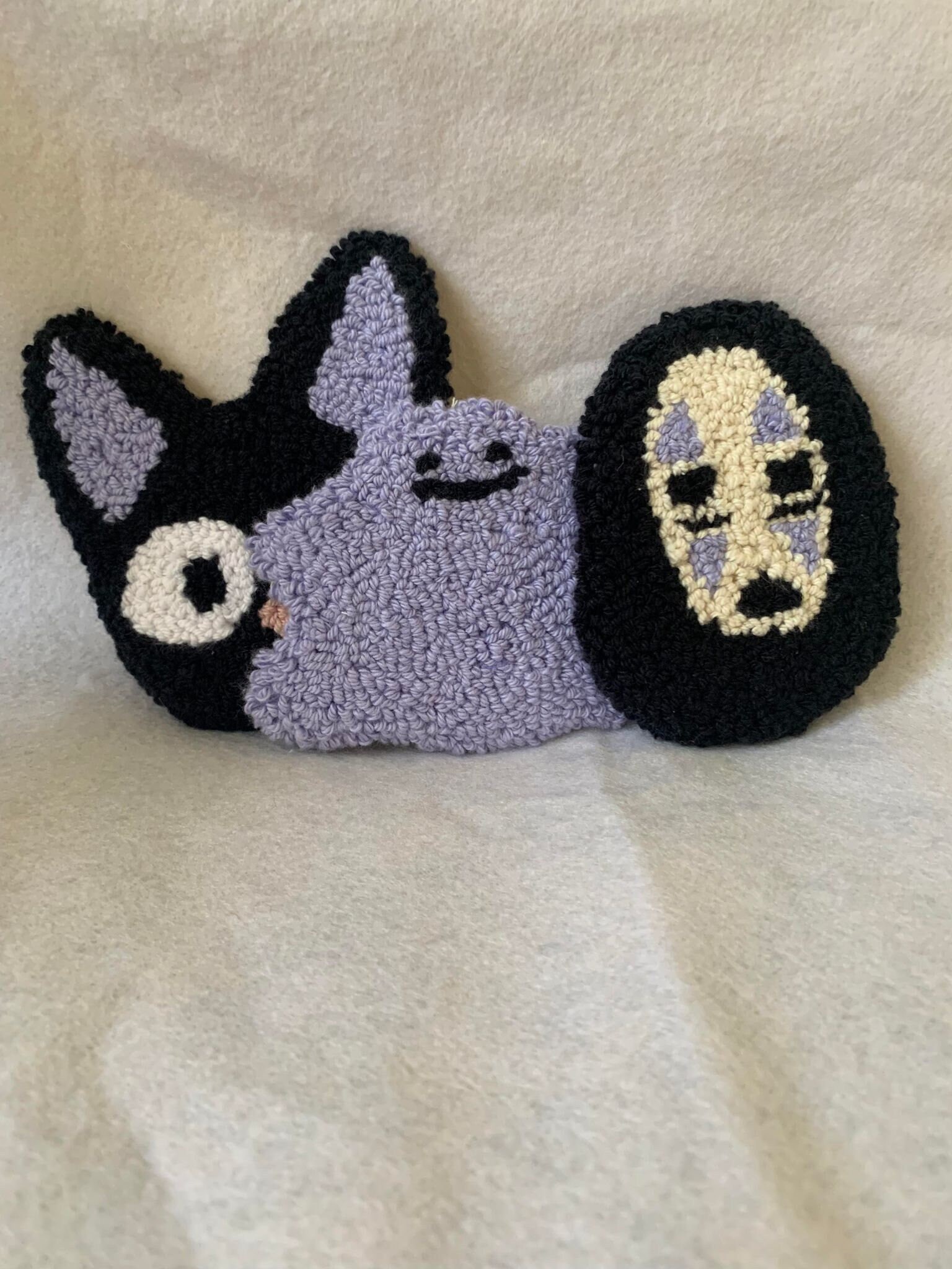 Studio Ghibli and Pokémon Punch Needle Coaster Trilogy - Etsy Australia