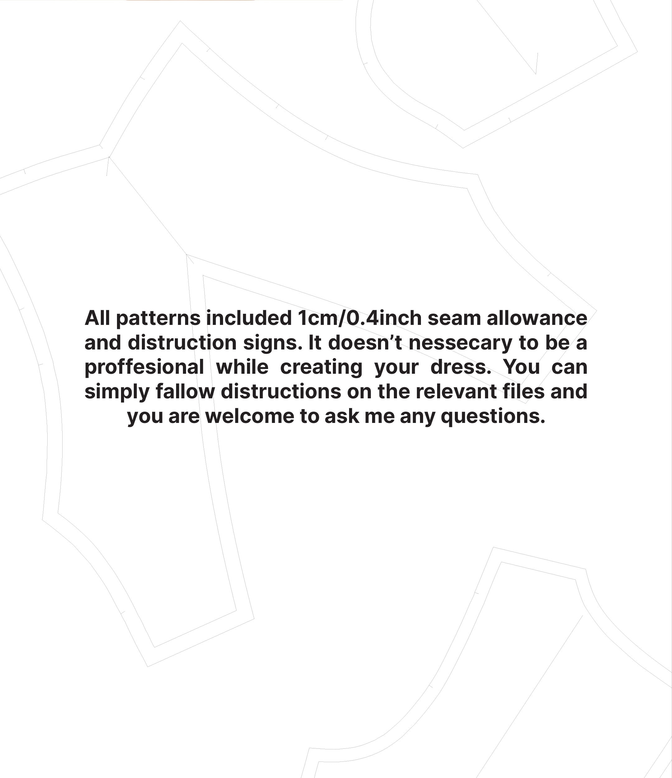 Elegant Dress PDF Sewing Pattern-instant Download A4-eu 34-52/us 4-22 ...