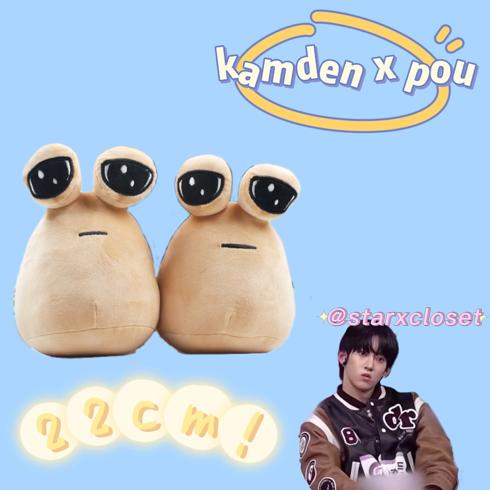 Pou Plushie Toy Memorable Souvenir Boys Planet Na Kamden Birthday Gift ...