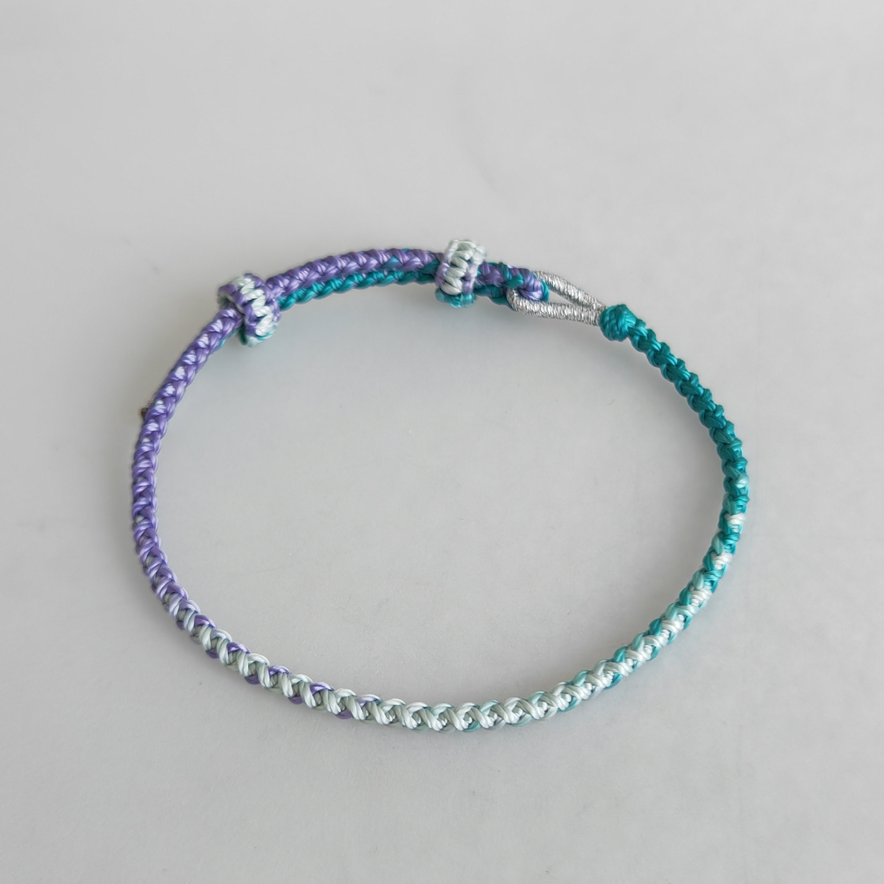 Woven Thin Rainbow String Bracelets Buddhist Tibetan Bracelet Braided ...